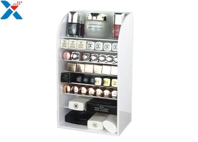 China Large Acrylic Cosmetic Display Stand , 6 Layer Acrylic Makeup Display Stand for sale