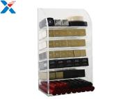 China Large Acrylic Cosmetic Display Stand , 6 Layer Acrylic Makeup Display Stand for sale