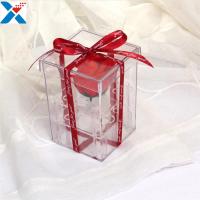 China Flower Packing Clear Acrylic Box Display Cases Organizer Rose Gift Box With Cover for sale