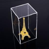 China Square Counter Acrylic Display , Case Plastic Stand Clear Storage Box Jars With Lids for sale