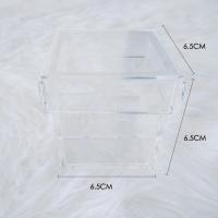 China Home Usage Acrylic Cosmetic Makeup Organizer Storage Box Custom Clear Color for sale