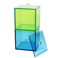 China Flowers Packing Acrylic Display Box Storage Containers Clear Color With Lids for sale