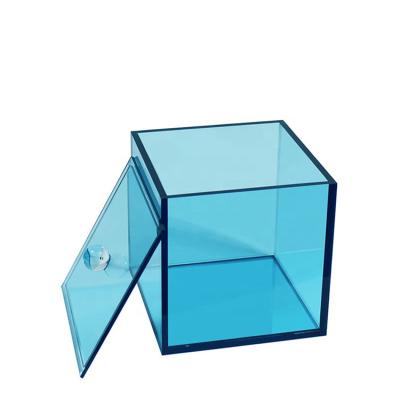 China Flowers Packing Acrylic Display Box Storage Containers Clear Color With Lids for sale