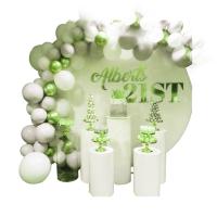China ROHS Acrylic Display Stands Wedding Backdrop Drape Decoration Materials Flower Wall for sale