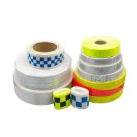 China High Visibility PVC Reflective Tape Iron-On Heat Press for Clothing | EN471 Class 2 Certified Safety Material for sale