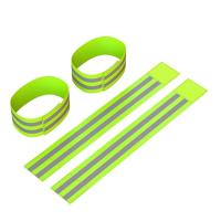 China 3cm x 30cm Reflective Safety Armbands - High Visibility Orange Gear with EN471 Certification for sale