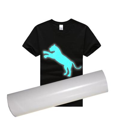 China Glow in the Dark HTV Vinyl Roll 50cm x 25m with 0.10mm Thickness for Heat Transfer Applications for sale