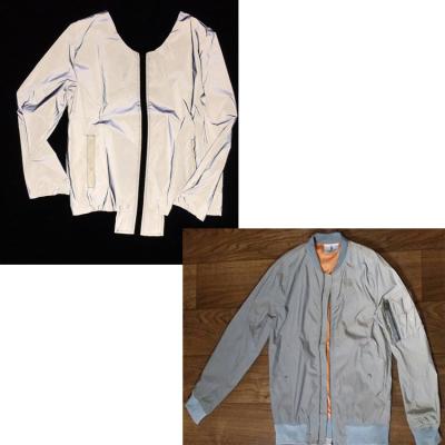 China 140cm Wide Polyester Cotton TC Reflective Fabric Roll with R>420cd/lx.m² Coefficient for Safety Clothing for sale