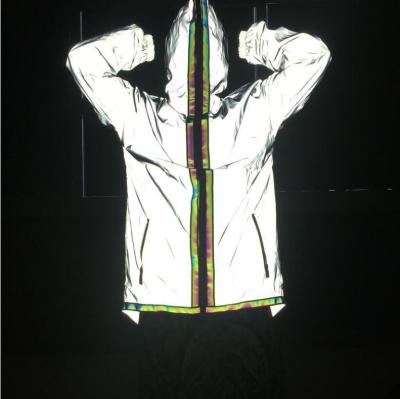 China Custom Bomber Flash Reflective Jacket - High Visibility Safety Wear with EN471 Certification in Sizes S-5XL for sale