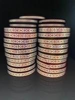 China Rainbow Reflective Plastic Zipper Tape 10-15cm EN471 Class 2 for Bags and Garments for sale