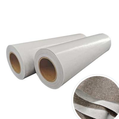 China ESA006 Heat Bond Adhesive Film Roll 0.06-0.25mm Thickness 1-150cm Width for Fabric Fusing and Waterproof Seam Sealing for sale