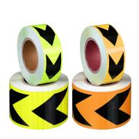 China Yellow Red White Dot Reflective Tape for Trailers and Trucks - EN471 Class 2 Certified Safety Adhesive Material for sale