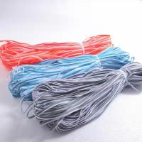 China High Visibility Reflective Piping Rope 0.19-0.24mm Thickness EN471 Class 2 Safety Webbing for Garments for sale