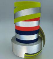 China 10mm 20mm Flame Retardant Reflective Tape with 420cd/(lx.m²) Reflectivity for Firefighter Safety Gear for sale