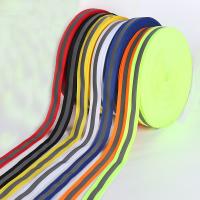 China Tubular Reflective Webbing Strap Bands 380cd Reflectivity in 1-5cm Widths for Safety Applications for sale