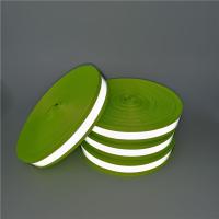 China Tubular Reflective Webbing Strap Bands 380cd Reflectivity in 1-5cm Widths for Safety Applications for sale
