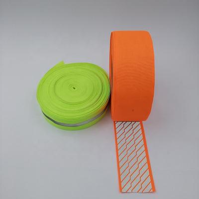 China Flame Retardant Reflective Polyester Webbing Rolls - 380cd Reflectivity, 1-5cm Width Options for Safety Gear for sale