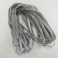 China Black Reflective Piping for Clothing - Class 2 Polyester T/C Yarn with 350-400 cd/lux.m² Brightness and 1.3-2.0cm Width Options for sale