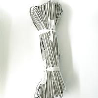China High Visibility Sew On Reflective Piping Trim 1cm 1.5cm 2cm Polyester Silver for sale