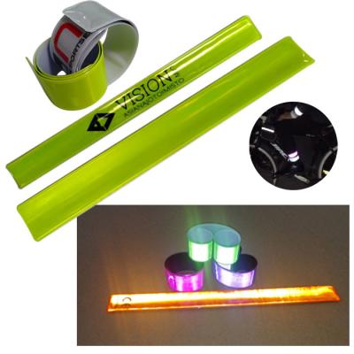 China PVC High Visibility Reflective Armband 3x22cm to 4x40cm with EN471 Certification for Runners and Cyclists for sale