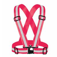 China High Visibility Reflective Safety Vest with LED Lights - 0.9mm Polyester, 500m Visibility, S-XXXL Sizes for sale