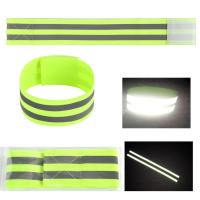 China EN471 Certified Reflective Elastic Bands 30-42cm Custom Sizes for Outdoor Safety and Promotional Use for sale