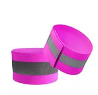 China EN471 Certified Reflective Elastic Bands 30-42cm Custom Sizes for Outdoor Safety and Promotional Use for sale