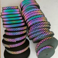 China 5cm Reflective Nylon Webbing Safety Ribbon - EN471 Class 2 Certified with >420cd/m² Brightness for Protective Clothing for sale