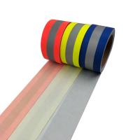 China Custom Silver Waterproof Flame Retardant Reflective Tape Fabric for Safety Clothing 5cm for sale
