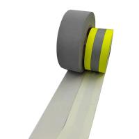 China Custom Silver Waterproof Flame Retardant Reflective Tape Fabric for Safety Clothing 5cm for sale