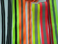 China Custom Reflective Nylon Jacquard Elastic Webbing 50 Yards Roll for Bags Clothing for sale