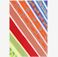 China Pink Reflective Nylon Webbing Wholesale High Visibility 50 Yards Roll Custom Width for Shoes Bags Garment for sale