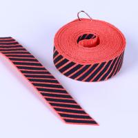 China Custom Elastic Polyester Jacquard Webbing Tape Reflective Dog Leash 50 Yards per Roll for sale