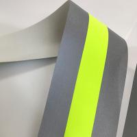 China Sew On Warning Reflective Tape 1m x 50m Roll with 420 cd/(lx·m²) Reflectivity for Safety Garments for sale