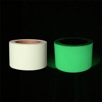 China Blue Luminous Reflective Tape 0.61x45.7m PET Film with 8-Hour Glow for Safety Signs for sale