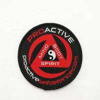 China Custom Laser Cut Vinyl Stickers & Woven Patches - Up to 12 Colors, OEKO-TEX Class I Certified Football Iron-On Labels for sale