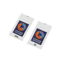 China Custom Silk Screen Printing Care Labels for Clothing - Multiple Materials & Folding Options with 3-7 Day Sample Delivery for sale