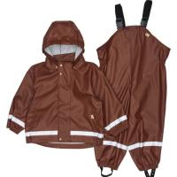 China ESA 980E Safety Green Reflective Rain Jacket & Pants Suit - PU Material High Visibility Rainwear for Outdoor Activities for sale