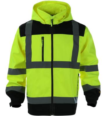 China ANSI 107-2015 Certified Reflective Safety Jacket 3XL 4XL with 5cm Hi-Vis Strips, Waterproof Windproof for sale