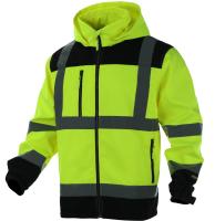 China ANSI 107-2015 Certified Reflective Safety Jacket 3XL 4XL with 5cm Hi-Vis Strips, Waterproof Windproof for sale