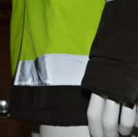 China ANSI 107-2015 Certified Reflective Safety Jacket 3XL 4XL with 5cm Hi-Vis Strips, Waterproof Windproof for sale