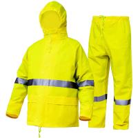China High Visibility Waterproof Cycling Jacket with Hood - Reflective Motorcycle Rain Suit in XS-5XL Sizes for sale