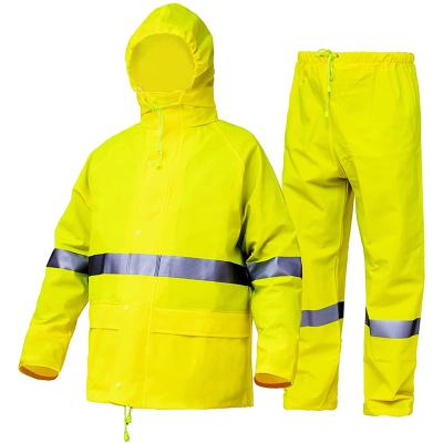 China High Visibility Waterproof Cycling Jacket with Hood - Reflective Motorcycle Rain Suit in XS-5XL Sizes for sale