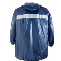 China Blue Reflective Rainwear Jacket - Waterproof Windproof Safety Workwear S-XXXL with EN471 Certification for sale
