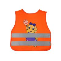 China Kids Reflective Safety Vest 120gsm Polyester with 5cm Reflective Tape EN471 Class 2 Certified for sale
