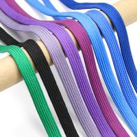 China Adjustable Elastic Flat Loop Rope 50M Length 750lbs Breaking Strength for Trampoline Climbing Rescue for sale