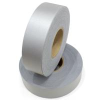 China EN20471 ANSI107 High Retro Reflective Safety Tape - Silver Reflective Fabric for Clothing with 20+ Wash Cycles for sale