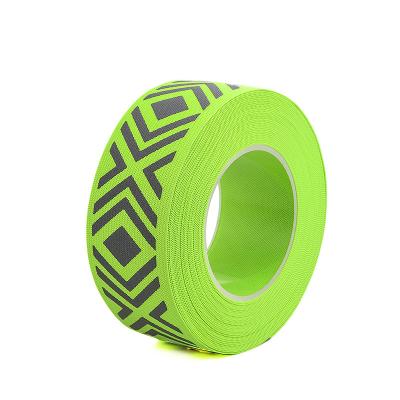 China High Visibility Reflective Tape for Clothing 4 Inches Width EN471 Certified Polyester for sale
