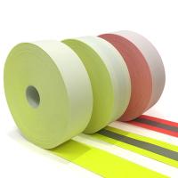China FR Grade High Visibility Reflective Strips 5x2cm for Firefighter Suits with R>420cd/lx.m² Reflective Coefficient for sale