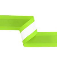 China 140cm Width Sew On Fluorescent Reflective Tape Strips - Flame Resistant with R>3-380cd/lx.m² Reflective Coefficient for sale